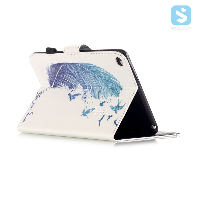 Printed PU Leather Case for Apple iPad mini 4