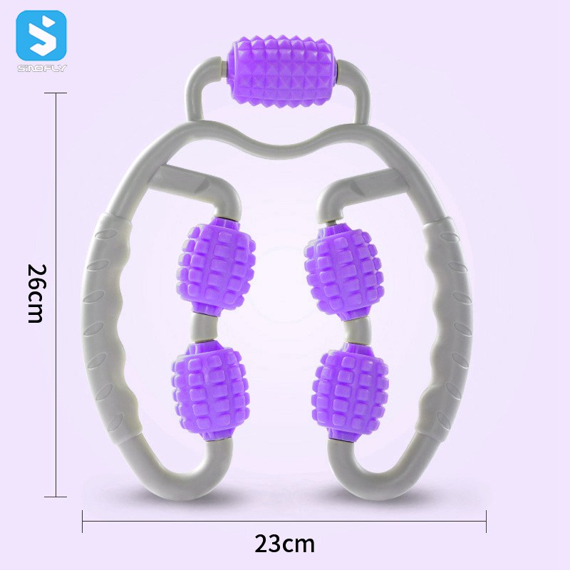 Annular leg clamp massager