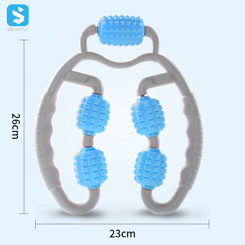 Annular leg clamp massager