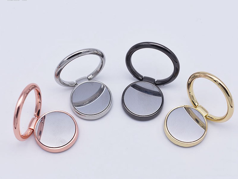 360-degree rotary metal magnetic ring phone holder