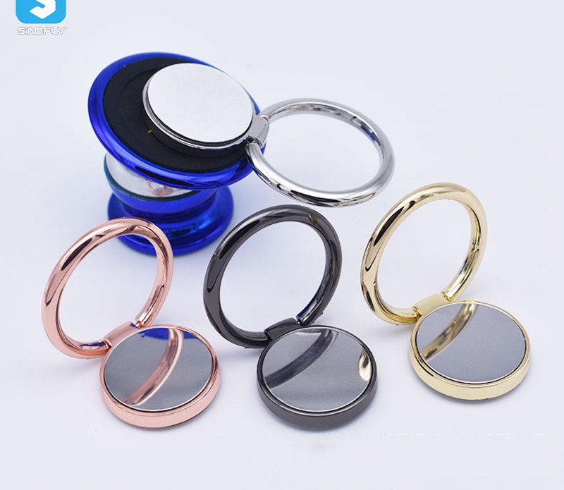 360-degree rotary metal magnetic ring phone holder