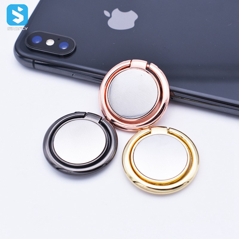 360-degree rotary metal magnetic ring phone holder