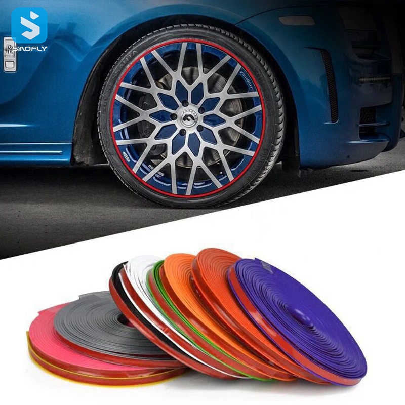 Auto wheel trim strip