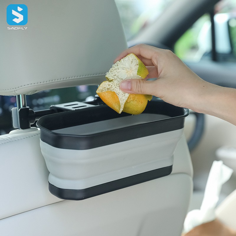 Rear car storage box, multi-function mobile phone holder, trash can