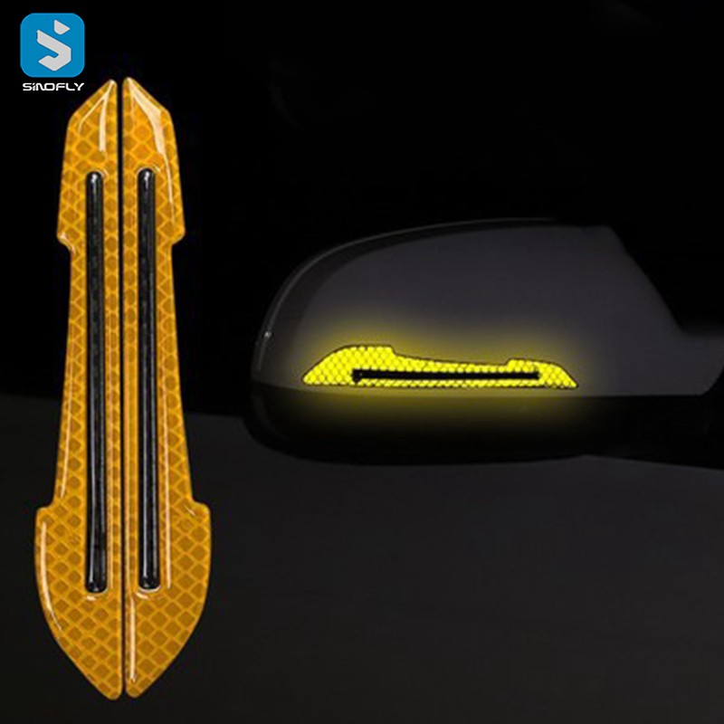 rearview mirror warning car sticker