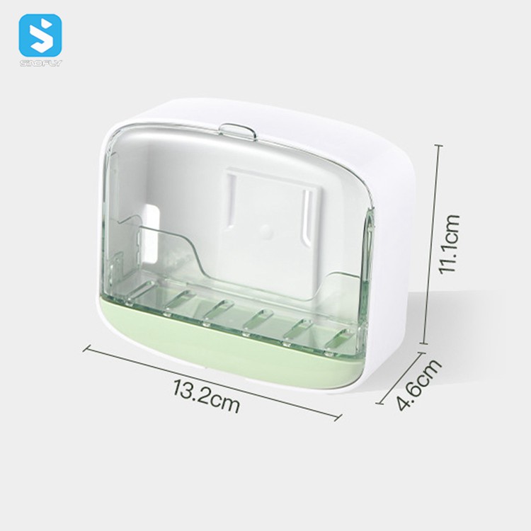 Wall mounted drain soap box