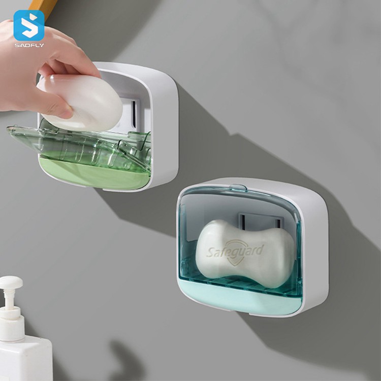 Wall mounted drain soap box