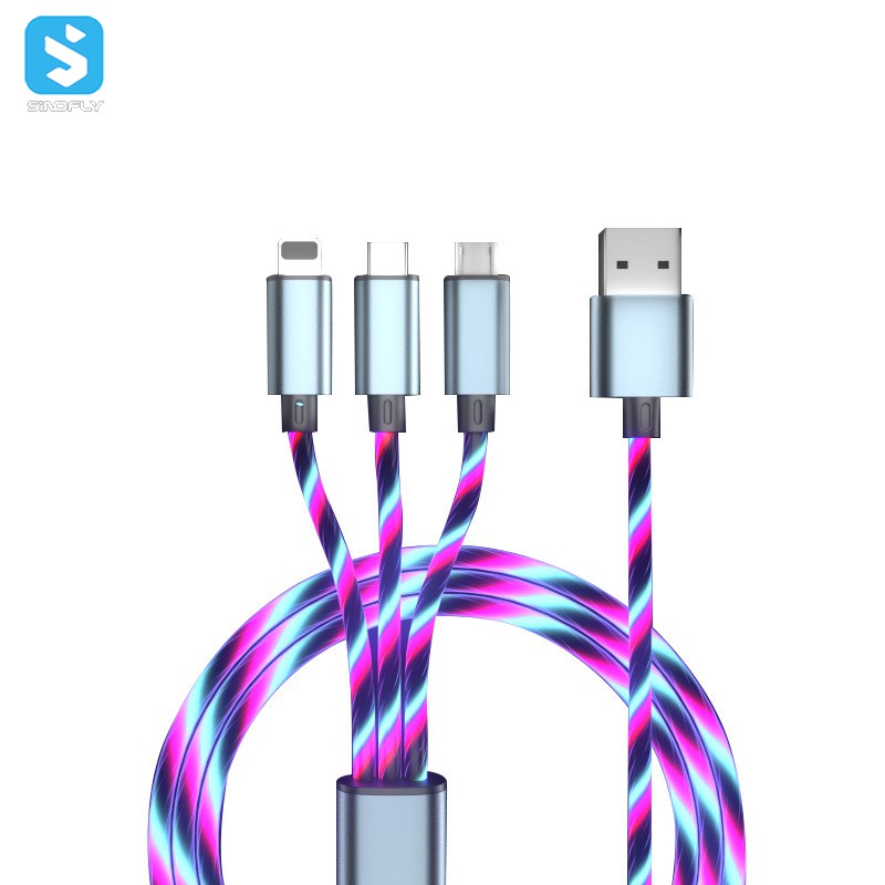 3 in 1 streamer data cable
