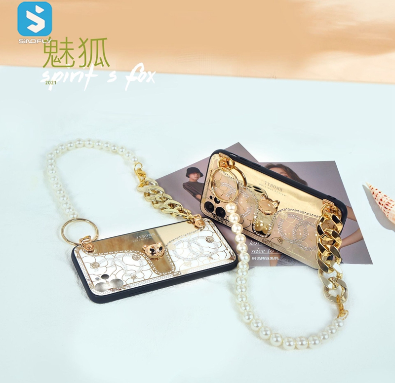 Lanyards chain phone case for Iphone 13 pro max