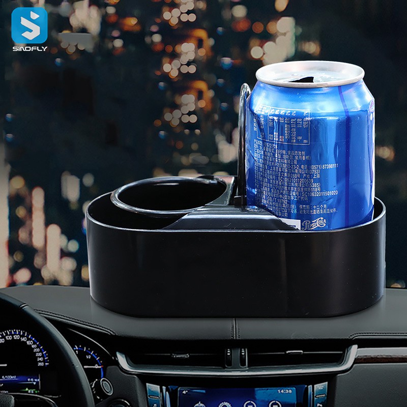 Multi-function car cup holder fixed drink holder one point two storage ...