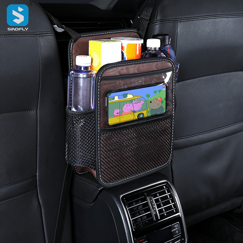 Car seat storage net pocket