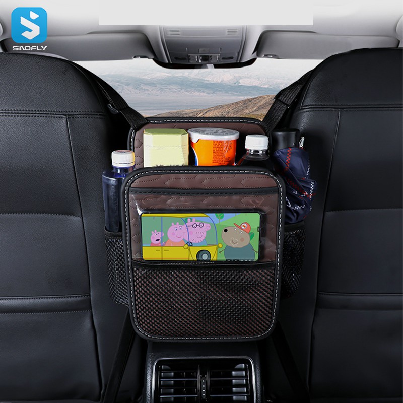 Car seat storage net pocket