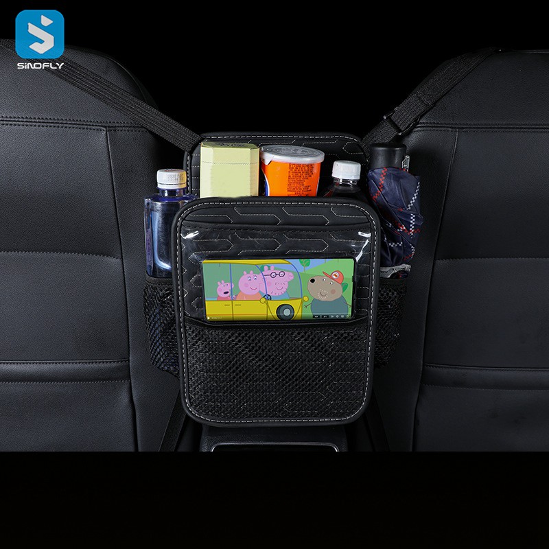 Car seat storage net pocket