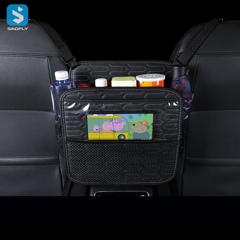 Car seat storage net pocket