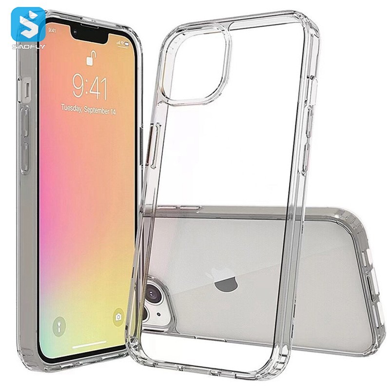 Transparent TPU acrylic shockproof phone case for IP14