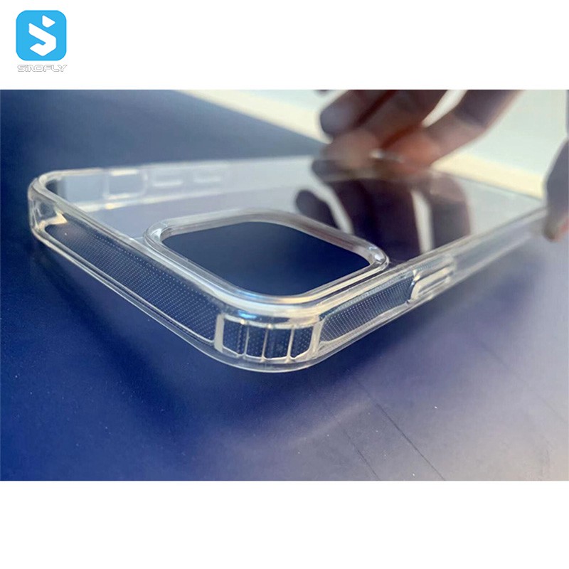Transparent TPU acrylic shockproof phone case for IP 14 pro max