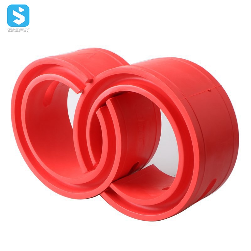 Red spring shock absorber rubber shock absorber