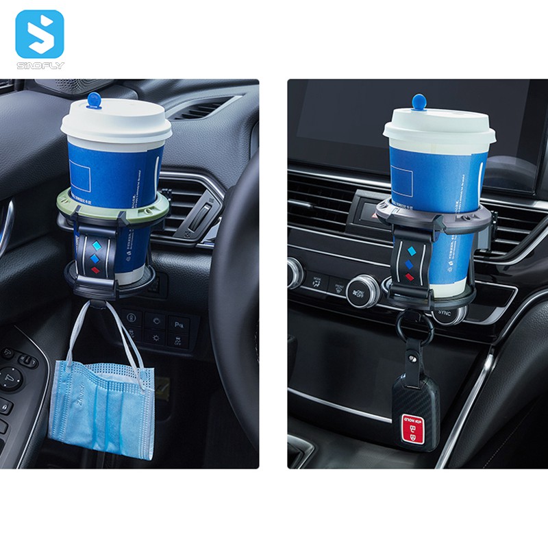 Multifunctional air outlet cup holder