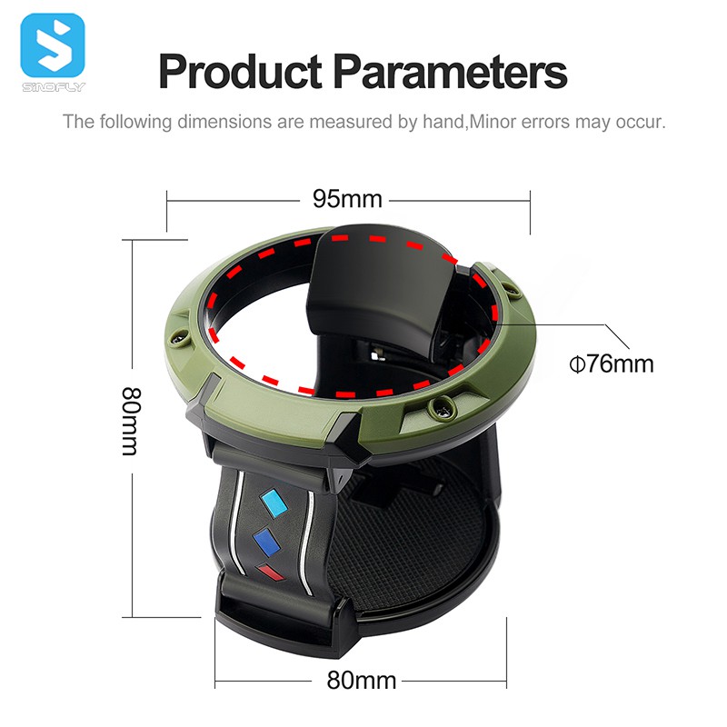 Multifunctional air outlet cup holder