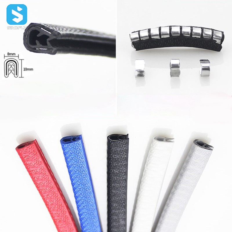 Car door border bumper strip