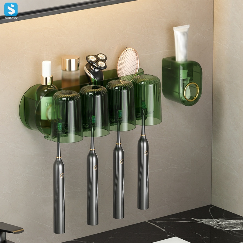 Toothbrush shelf