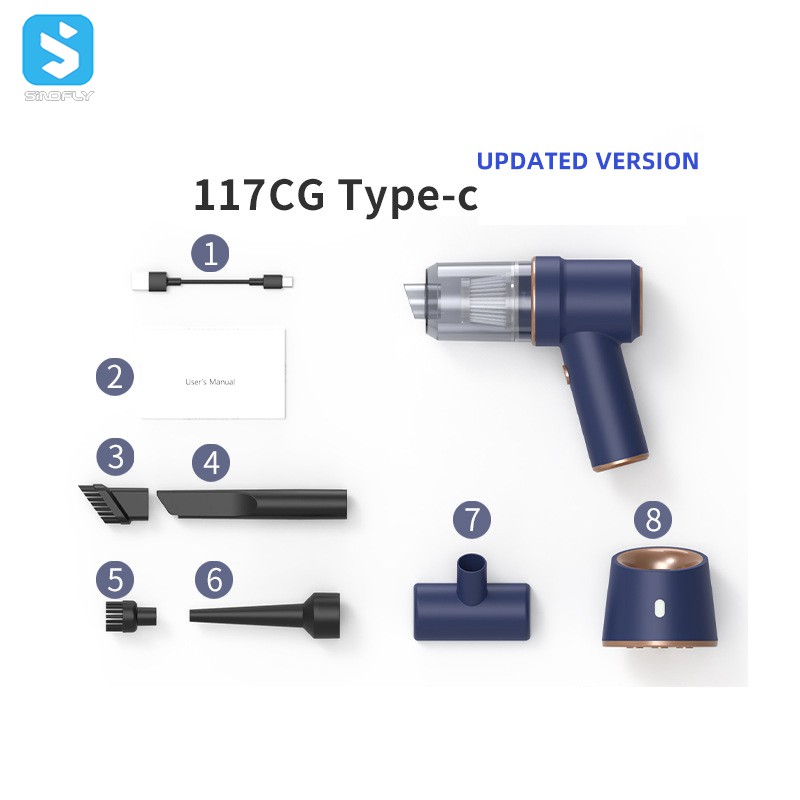 4000 PA car vacuum cleaner